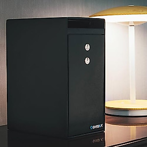 Barska AX13558 Dual Key Depository Safe 0.27 Cu Ft with Drop Slot and Quick Release Bolt, Black