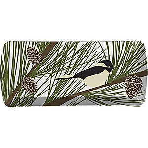 Merritt Chickadee & Pine by Kate Nelligan 15-inch Melamine Loaf Tray