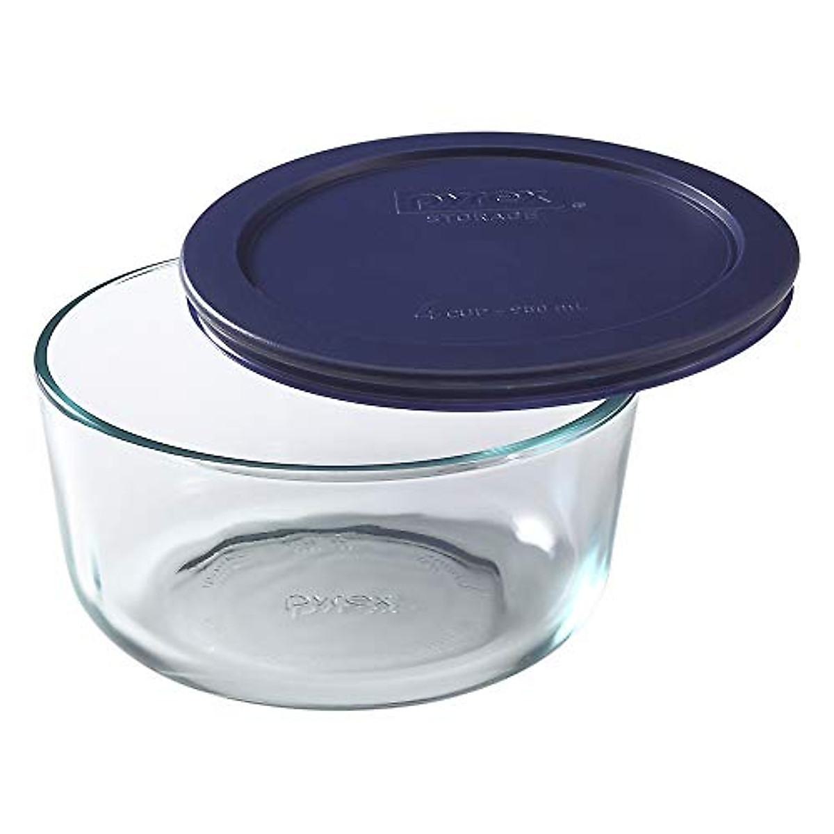Pyrex 14-Piece Simply Store with Blue Covers, Clear
