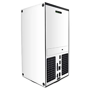 GNG White Skins Compatible with Xbox Series X Console Decal Vinal Sticker + 2 Controller Set