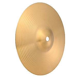 EXCEART Crash Ride Cymbal Bass Drum Cymbal Percussion Replacement Traditional Finish Brass for Drum 8 Inch