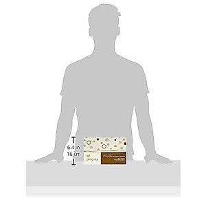 OsoCozy Prefolds Unbleached Cloth Baby Diapers, Size 1 (7-15 lbs), 6 Pack, Soft, Absorbent and Durable 100% Natural Cotton