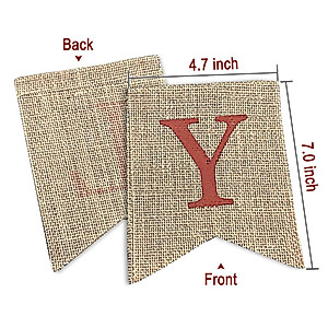 Happy Fall Yall Burlap Banner for Fireplace Thanksgiving Decor Fall Sign Mantel Autumn Rustic Maple Leaf Pumpkin Harvest Banner Decorations Home Wall Hanging Indoor Outdoor Office