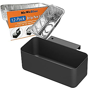 Grease Catcher for Blackstone Griddle with 12 Pack Blackstone Grease Cup Liners, Griddle Accessories Kit