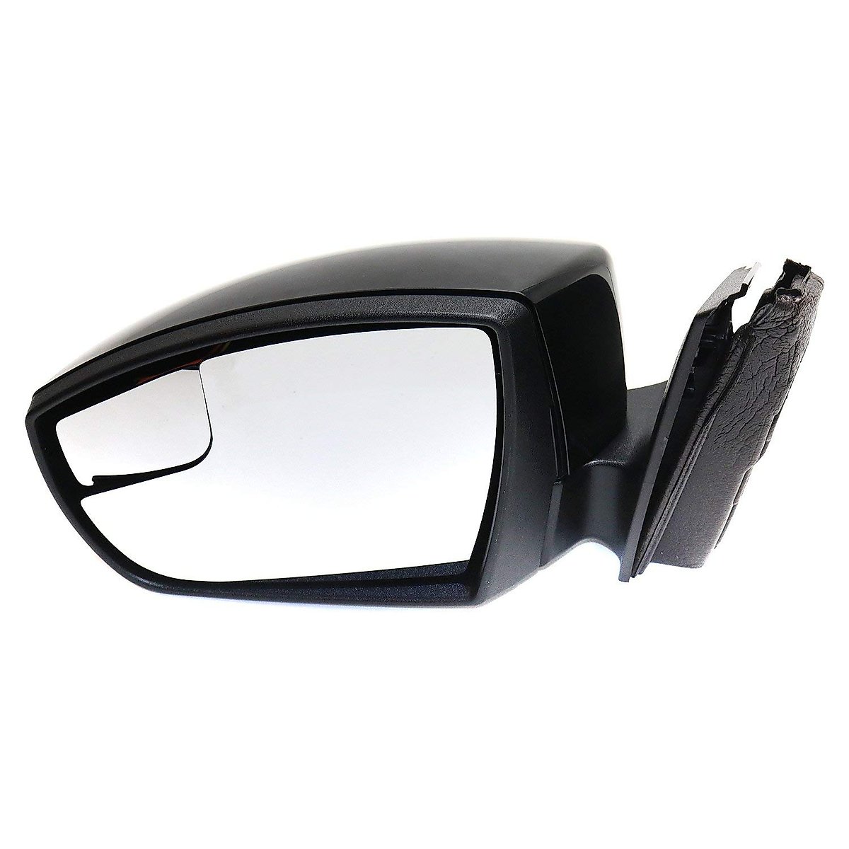 Kool Vue Driver Side Power Non-Heated Mirror for Ford Focus 2012-2014 With Signal Light & Spotter Glass; Without Puddle Lamp Paintable 4-Door, Hatchback