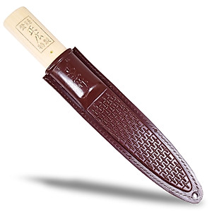 Seki Japan Masahiro Japanese Fisherman Professional Fishing Fillet Knife, 150 mm (5.9 inch), Japanese Carbon Steel Cutlery, with Wood Handle & Case, Makiri Knives for Camping, Outdoor, Home Kitchen