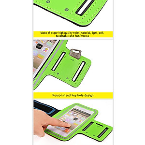 Tram Water Resistant Arm Band for Running, Hiking and Walking Fits iPhone X/XR/Xs Max 8 7 6/6s Plus. Also Samsung Galaxy S9 + S8/S7/S6 (Black, 4.7)