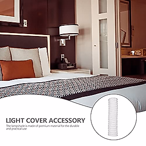 Uonlytech Paper Floor Lamp Shades Nordic Style Table Light Cover Barrel Chandelier Protector for Home Hotel Bedside Desk Wall Floor Lamp