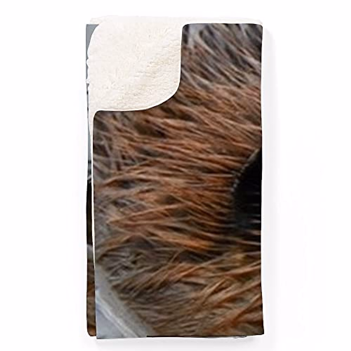 CafePress Beaver Swimming Sherpa Fleece Throw Blanket
