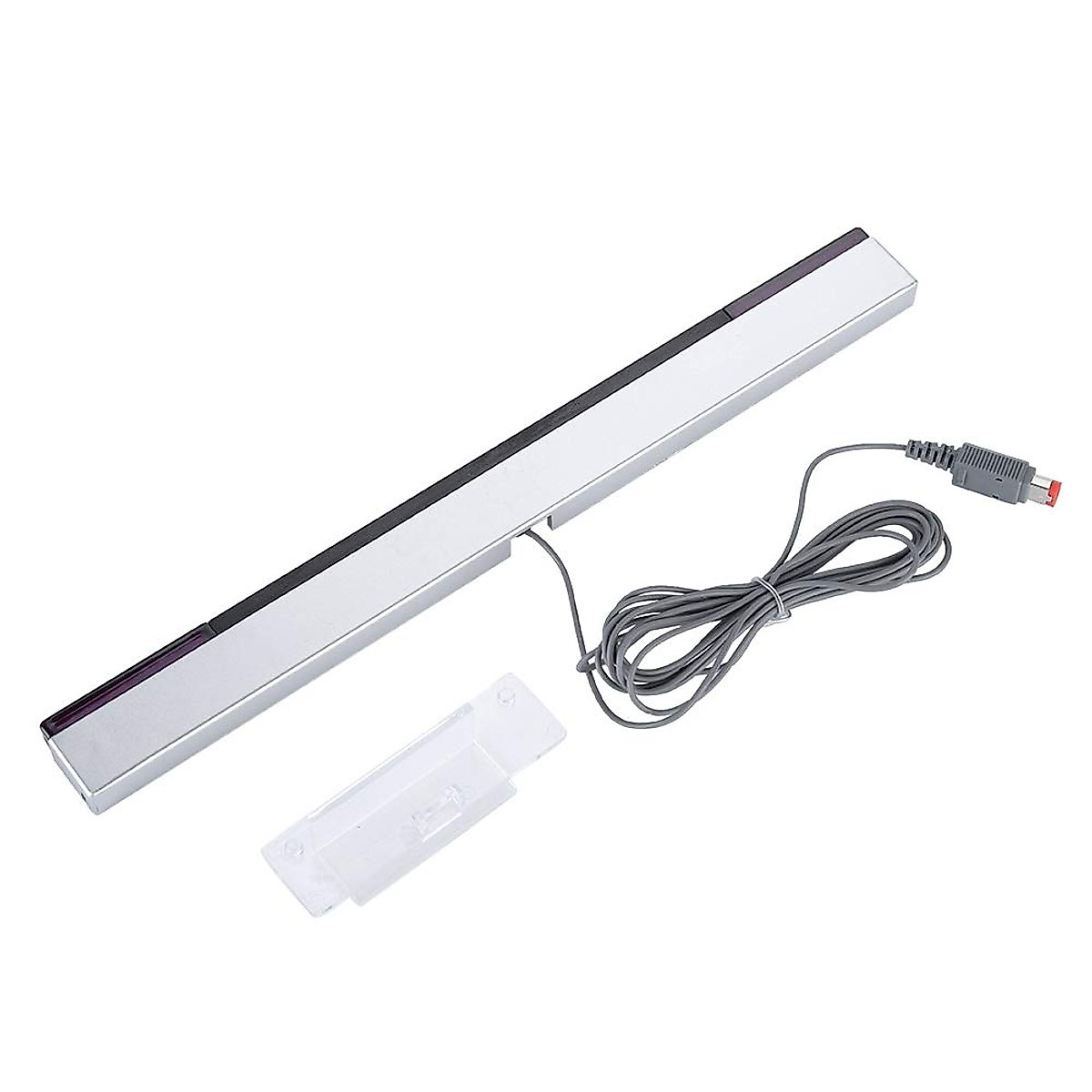 Wired Infrared Ray Sensor Bar, Sensor Bar for Wii System Wired Receiver & Standcfor Nintendo WII Console