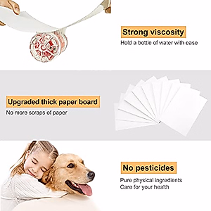 Kensizer 20-Pack Fly Paper Trap, Fruit Fly Catcher Board, Bug Sticky Glue Paper Trap for Houseflies and Blowflies Indoor and Outdoor
