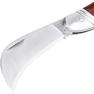 LCDCM Grafting knife/bud shoot knife/pruning knife/portable orchard stainless steel straight blade and Hawk blade (Single-Edged Knife)