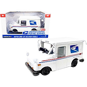 ModelToyCars Long Life Postal Delivery Vehicle (LLV), White - Greenlight 51412 - 1/24 Scale Diecast Model Toy Car 51412-White