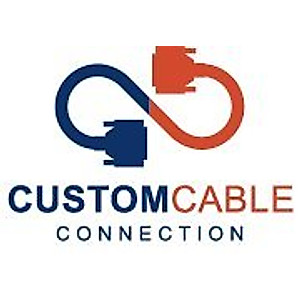 100 Foot DB9 Male to Blunt End RS232 Extension Serial Cable - 24 AWG with Grey PVC Jacket - Made in USA by Custom Cable Connection
