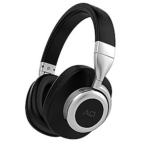 AO Bluetooth Headphones Wireless with Active Noise Cancelling Technology (Updated) - M6 (Black)