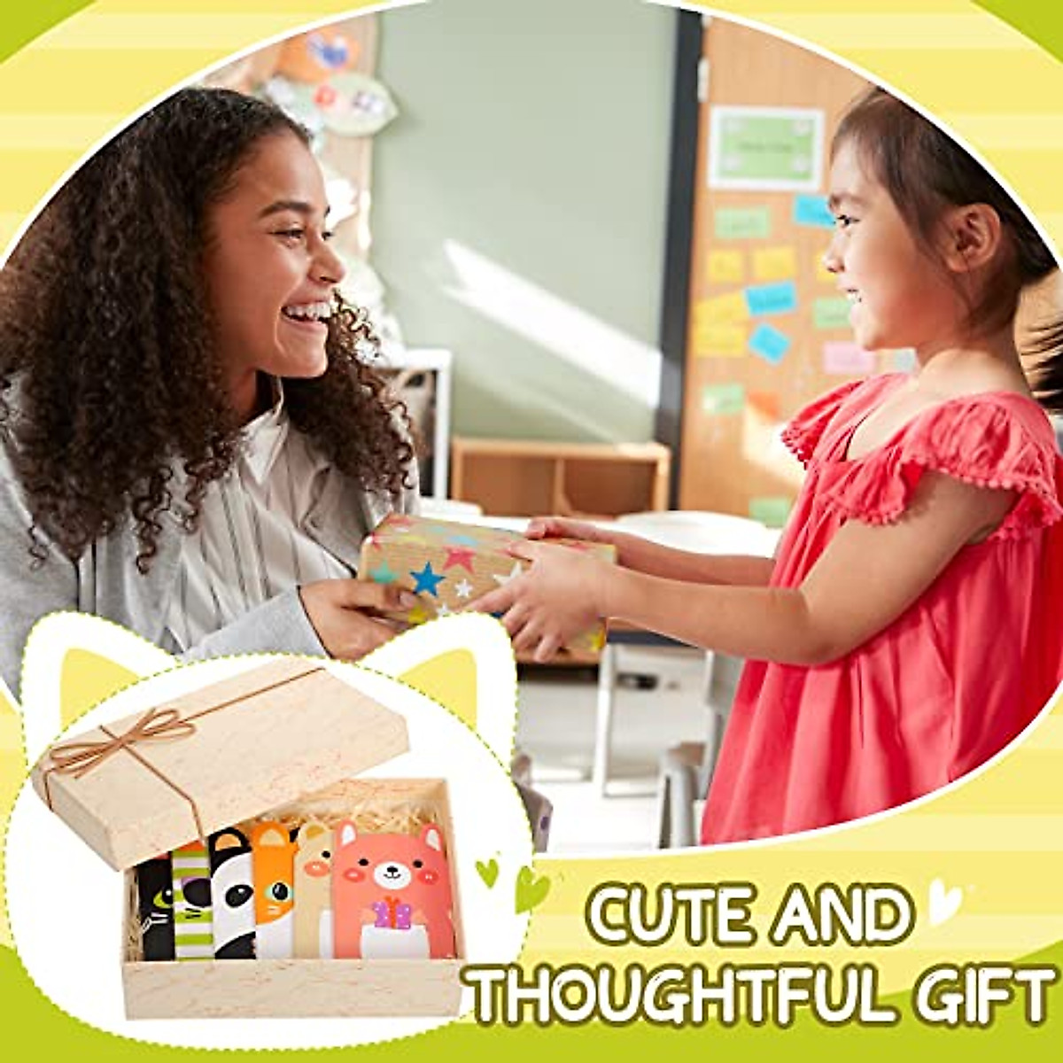 36 Packs Mini Cute Animal Notebooks Christmas Funny Cartoon Animal Notebook for Christmas Valentine's Day Gift School Office Party Favors