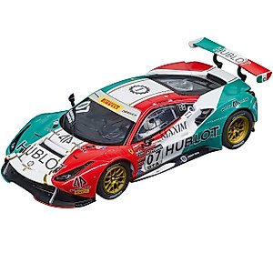Carrera 27683 Ferrari 488 GT3 Squadra Corse Garage Italia No.7 1:32 Scale Analog Slot Car Racing Vehicle for Carrera Evolution Slot Car Race Tracks