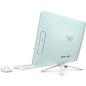 2019 New HP 22 All-in-One PC Full HD 21.5" Intel Celerion G4900T Intel UHD Graphics 610 1TB HDD 4GB SDRAM DVD Privacy Webcam Serenity Mint