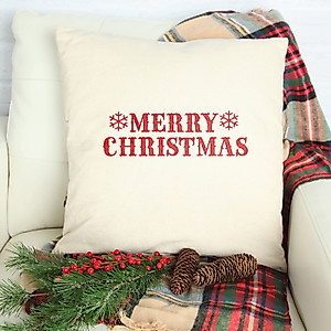 4 Pieces Merry Christmas Stencil Reusable Stencils for Painting Christmas Decoration Painting Template for Furniture, Wall, Window, Fabric, Wood，4 Different Sizes (Merry Christmas)