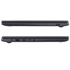 ASUS L510 15.6" FHD Ultra Thin Laptop Computer, Intel Celeron N4020 Processor, 4GB DDR4 RAM, 64GB eMMC, 802.11AC WiFi, Bluetooth, Type-C, 1 Year Office 365, Black, Windows 11 S, BROAG Extension Cable