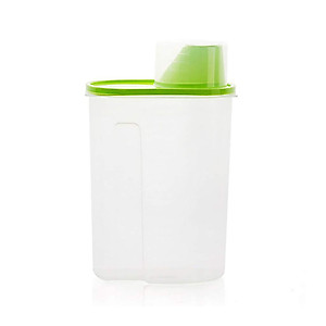 XIANGLIANG Oriental Airtight Food Storage Container Set - Large, Clear, 2.5L - Pasta, Cereal, Dry Goods, Freezer, Meal Prep