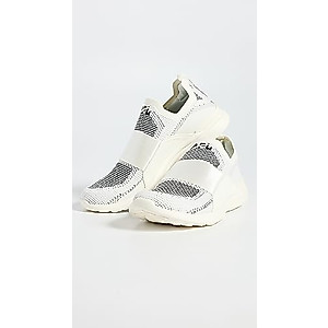 APL: Athletic Propulsion Labs Women's Techloom Bliss Sneakers, Ivory/Black, 7 Medium US