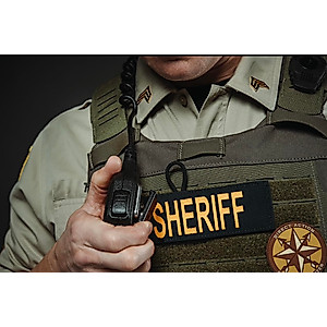 THE MIC LOOP Micro - Keeps Portable Radio Mic in Place for Police/Law Enforcement OD GREEN