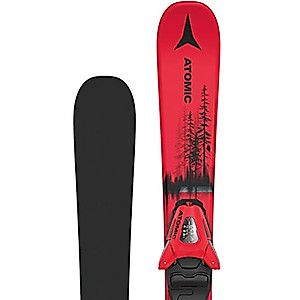 Atomic Maverick Jr + C5 Gw Ski - Kids' Red Metalic, 90cm