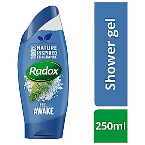 Radox Feel Awake Fragrance 2-in-1 Shower and Shampoo 250 ml - Pack of 6