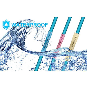 630PCS Heat Shrink Butt Connectors AWG16-14 Insulated Marine Grade Electrical Wire Connectors, Tinned Red Copper 0.8mm, Insulated Waterproof Crimp Terminals Butt Splice for Cable,Boat,Wiring