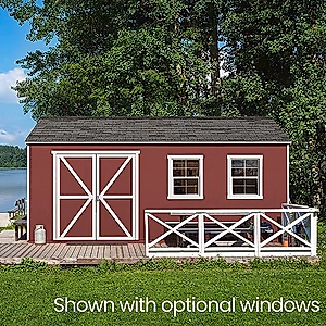 Handy Home Products Rookwood 10x12 Do-It-Yourself Wooden Storage Shed