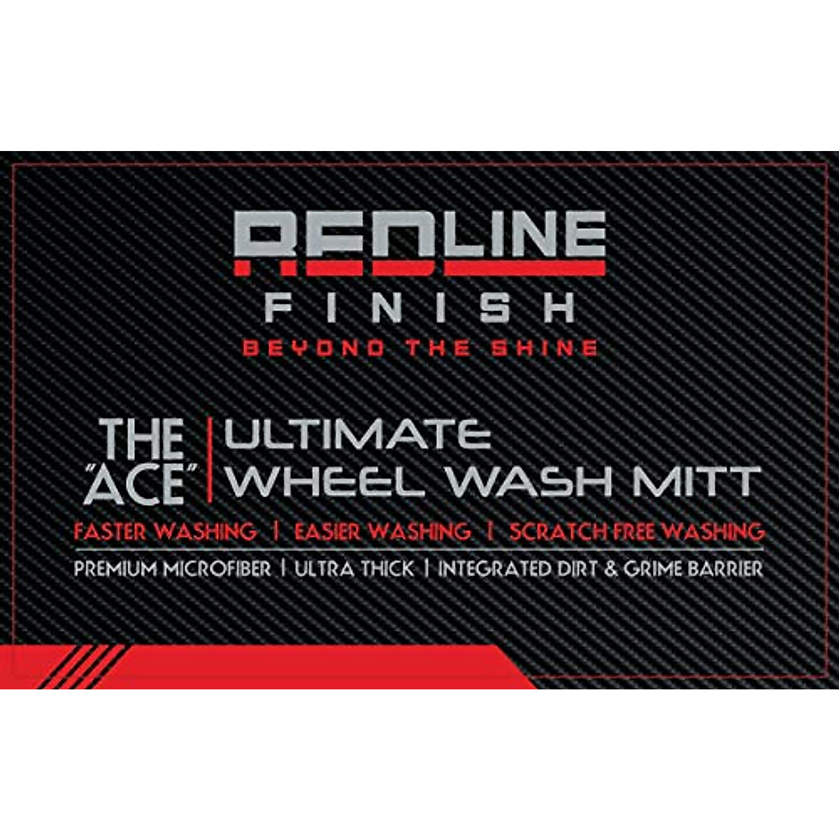 Redline Finish - The ACE Ultimate Microfiber Wheel Wash Mitt