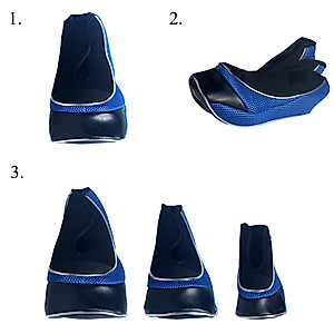 Andux Golf 460cc Driver Fairway Wood Club Head Covers Hook & Loop Set of 3