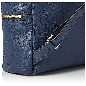 GUESS womens Helaina Flap Backpack, Navy, one size US