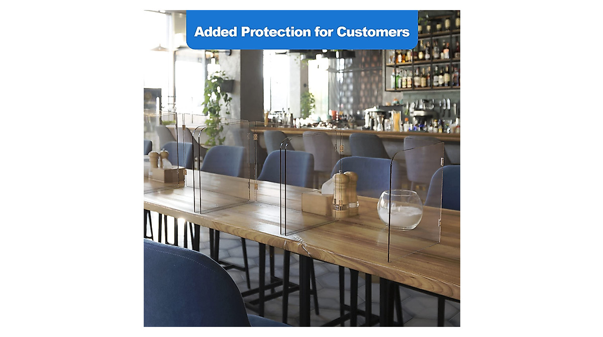 Desk Shields for Classroom - Clear Acrylic Plexiglass Barrier