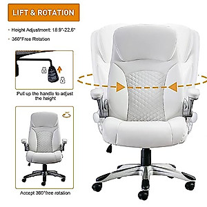 Phoenix Home Executive Office Chair, White