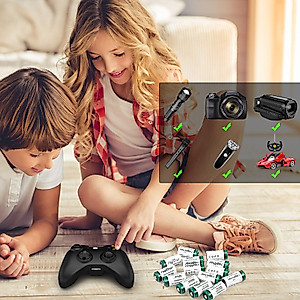 rapthor CR123A Lithium Batteries 1650mAh High Power UL Certified 3V Non-Rechargeable Battery with Built-in PTC for Flashlight Toys Alarm System Microphones (Not for Arlo) (20)