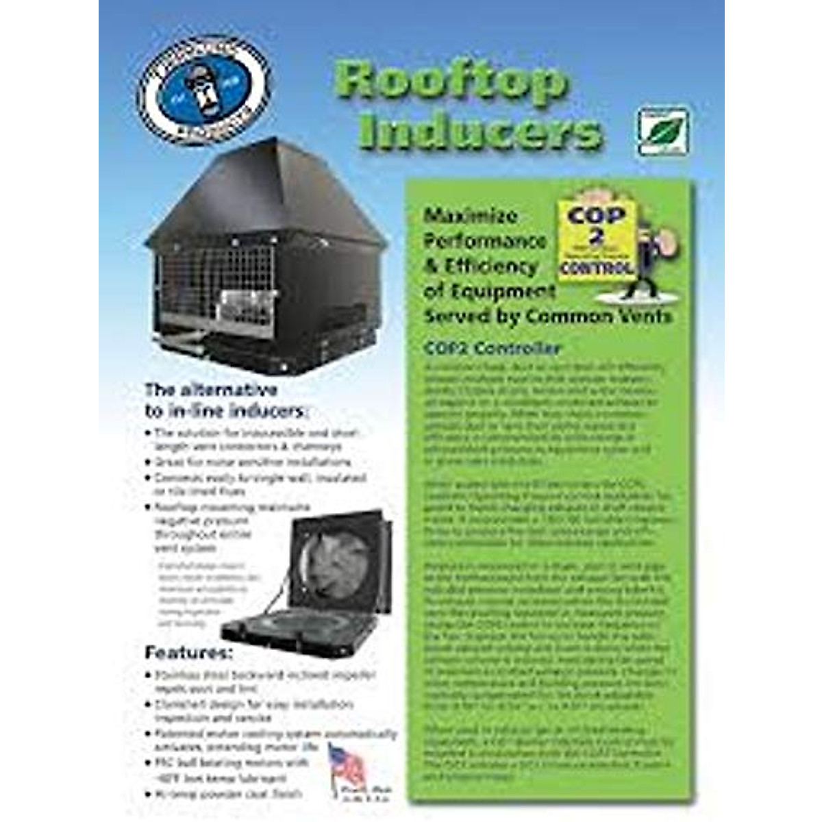 Tjernlund RT750H Fireplace Chimney Fan ,black