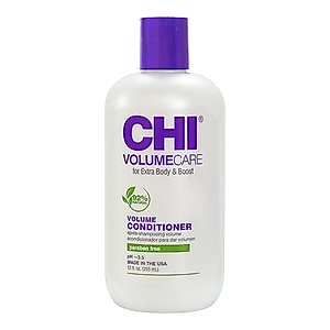 CHI VolumeCare Volumizing Conditioner, Increases Volume on Thin, Fine, or Flat Hair, Moisturizing Formula, Sulfate, Paraben, & Cruelty-Free, 12 Oz