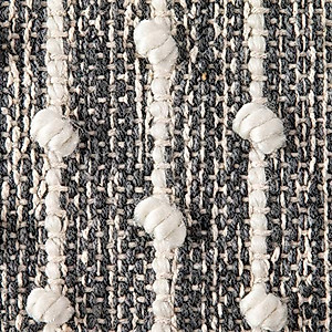 DII Slub Rug Collection Recycled Cotton Loop, 2x3', Mineral Gray