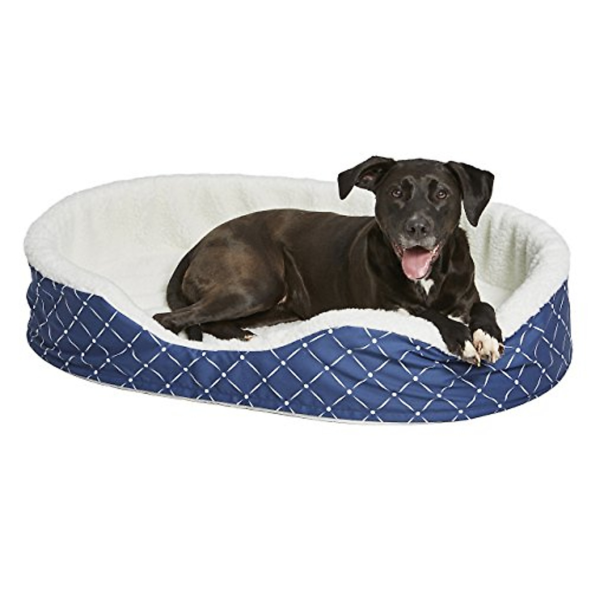 MidWest Homes for Pets CU43BLD Orthopedic Cradle Pet Bed for Dogs & Cats, Large