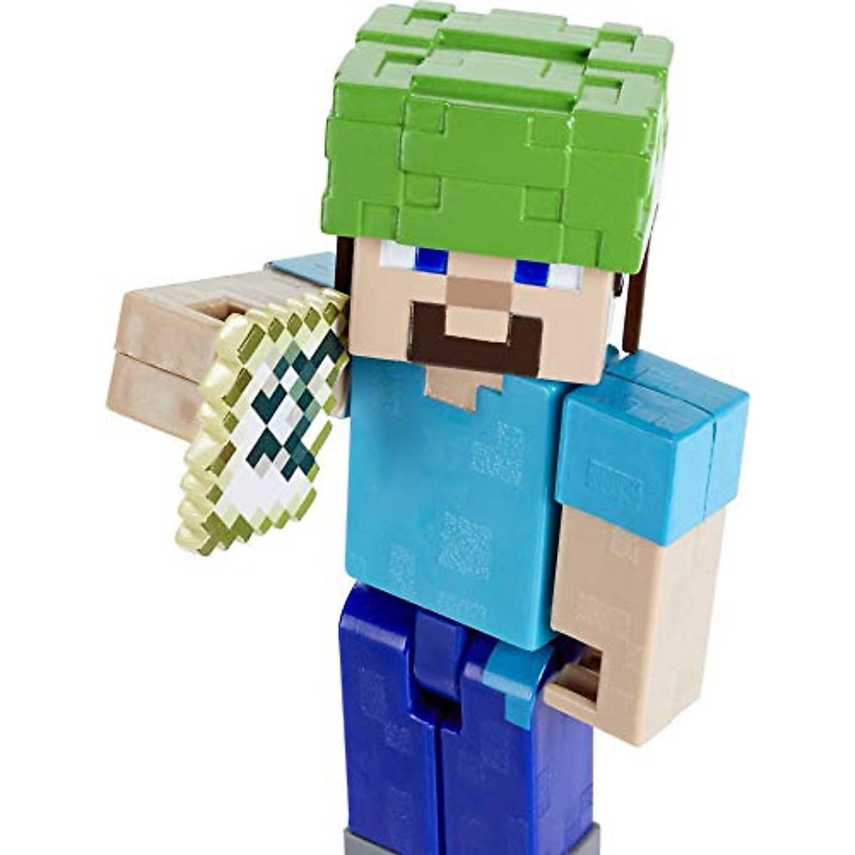 Minecraft Underwater Steve 3.25" scale Video Game Authentic Action Figure with Accessory and Craft-a-block