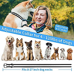 PaiPaitek Bark Collar with Remote, Automatic Bark and Training Collar Combo with Beep, Vibration, Shock, Auto Bark Mode, Up to 3300ft Range Dog Shock Collar for Small, Large and Medium Dogs