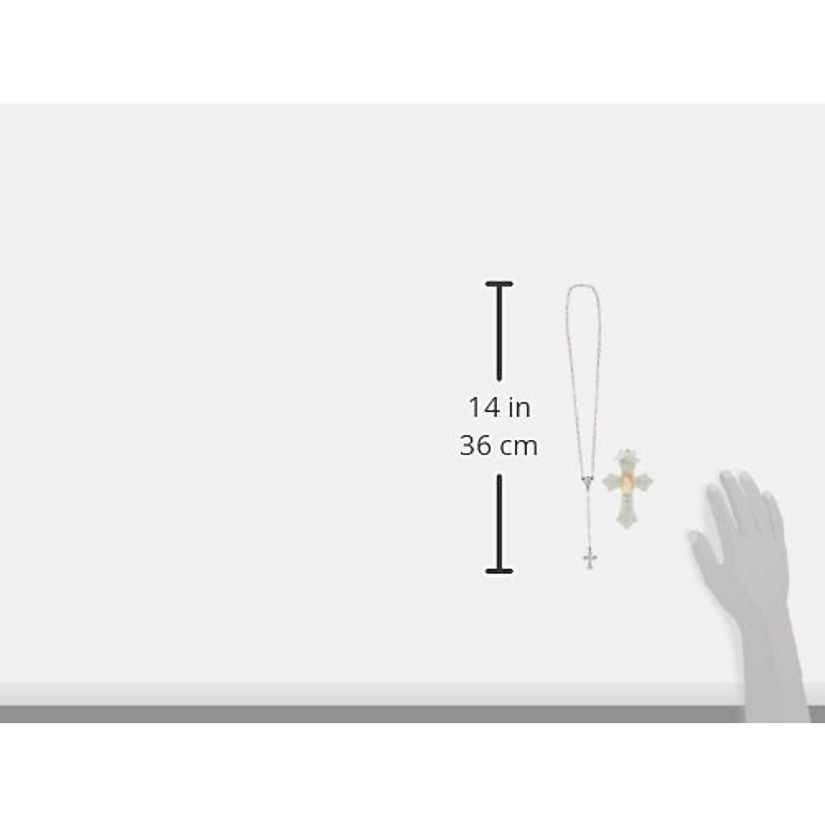 Roman Giftware Inc., Children's Gifts, New Baby, 2 PC ST Girl Rosary & 4" Cross,Religious, Inspirational, Durable (15x1x4)