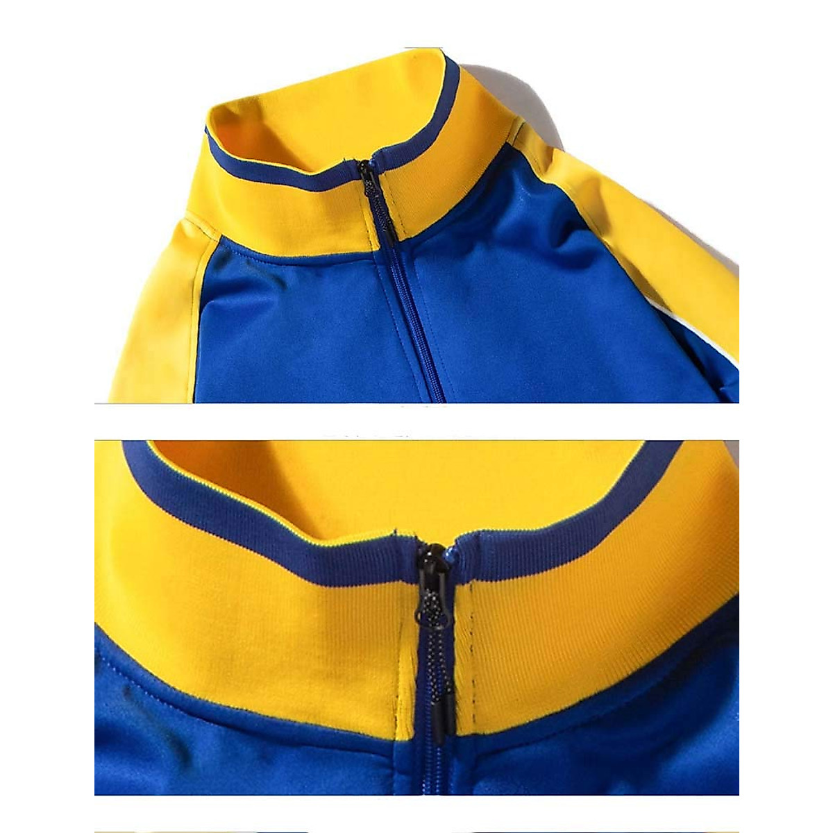 Litteking Men's Tracksuits Sweat Suit Casual Long Sleeve 2 Piece Outfit Sports Jogging Suits Set Blue XL