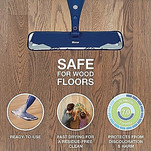 Bona Hardwood Floor Cleaner Refill - 64 fl oz - Unscented - Refill for Bona Spray Mops and Spray Bottles - Residue-Free Floor Cleaning Solution for Hardwood Floors