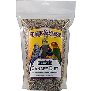 SLEEK & SASSY NUTRITIONAL DIET Garden Canary Bird Food (2 lbs.)