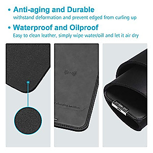 Office Mouse Pad with Wireless Charger, Gaming Mouse Pad Wireless Charging, 10W for iPhone 14/13/12/11/X/8 Series, 32" x 12" Large Mouse Pad with Wireless Charger for MacBook, PC, Laptop, Desk