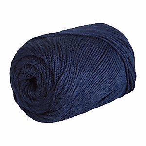 Knit Picks Dishie Worsted Weight 100% Cotton Yarn Blue - 3.5 oz (Navy)