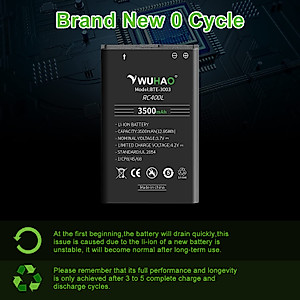 WUHAO BTE-3003 Replacement Battery 2024 Upgraded [3500mAh] for Verizon Orbic Speed Mobile Hotspot RC400L Battery